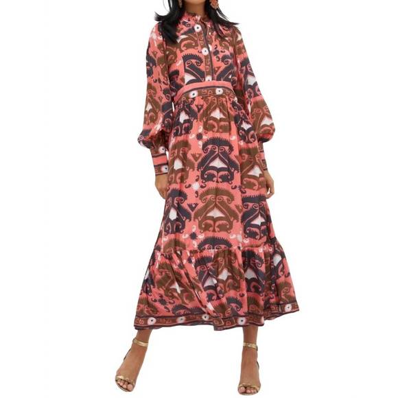 Oliphant | Dresses | New Oliphant Uzbek Maxi Dress In Brick | Poshmark